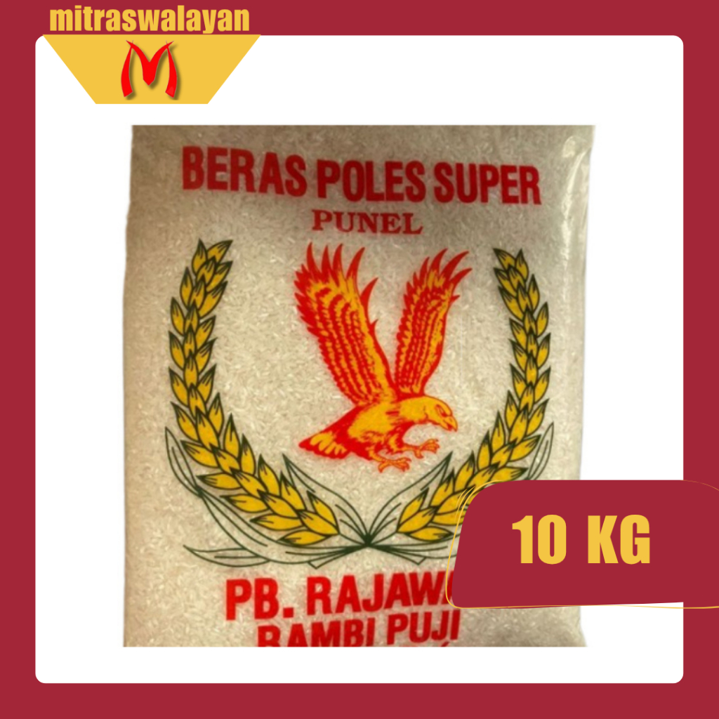 Jual Beras Premium Rajawali Kuning Kemasan Plastik 10 kg | Shopee Indonesia