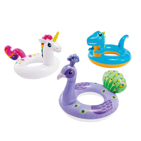 Jual Pelampung ban renang anak Intex Deluxe animal ring 58221 59221 ...