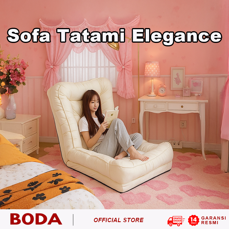 Jual BODA Sofa Lipat Sandaran Kursi Lipat Tatami Lazy Sofa Bed Empuk ...