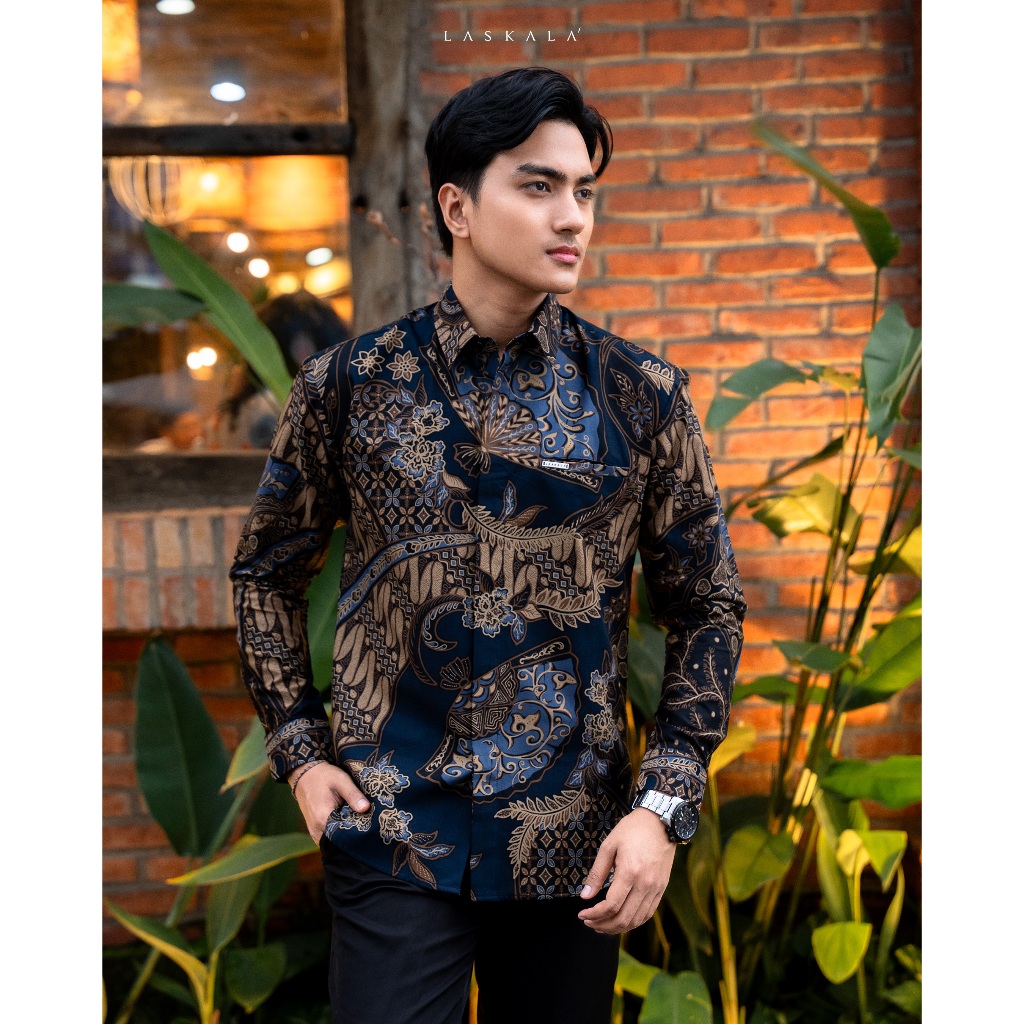 Jual Laskala Batik Premium Danur Kemeja Batik Pria Slimfit Lengan ...