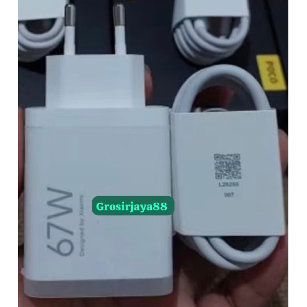 Jual Charger xiaomi 67 watt type c fast charging original product Mi 11 ...