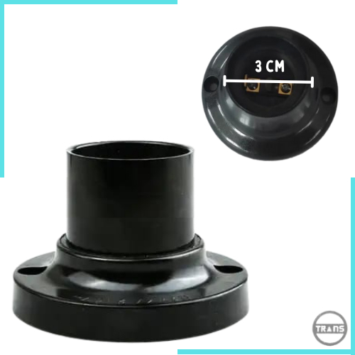 Jual Fitting Lampu Plafon E27 Warna Hitam Broco Elegant | Shopee Indonesia