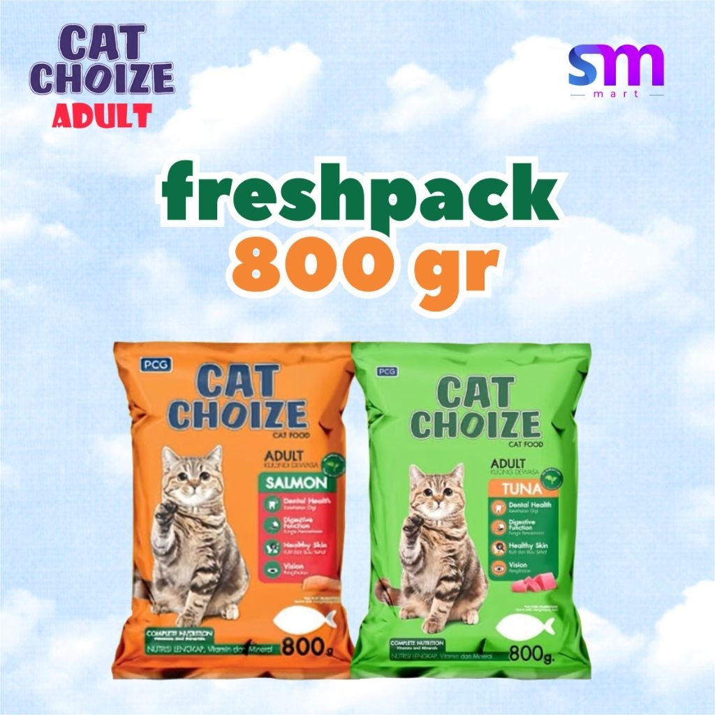 Jual CAT CHOIZE Adult "Freshpack" (800 gram) | Shopee Indonesia
