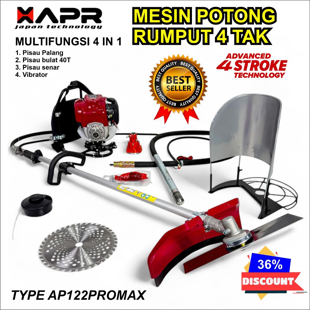 Jual APR Raja Mesin Potong Rumput dan pemadat beton atau cor semen 4 ...