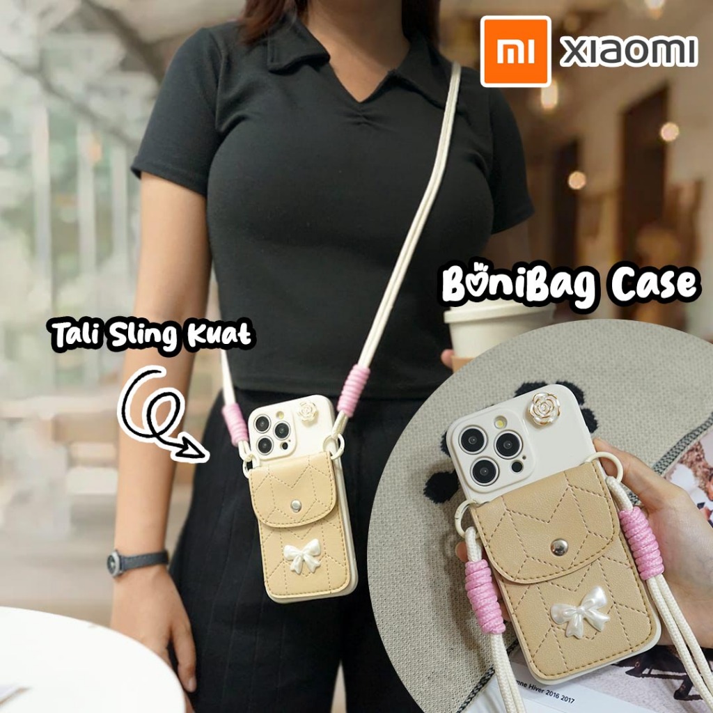 Jual Softcase Sling BoniBag White Pita FOR XIAOMI REDMI 13X POCO X7 PRO ...