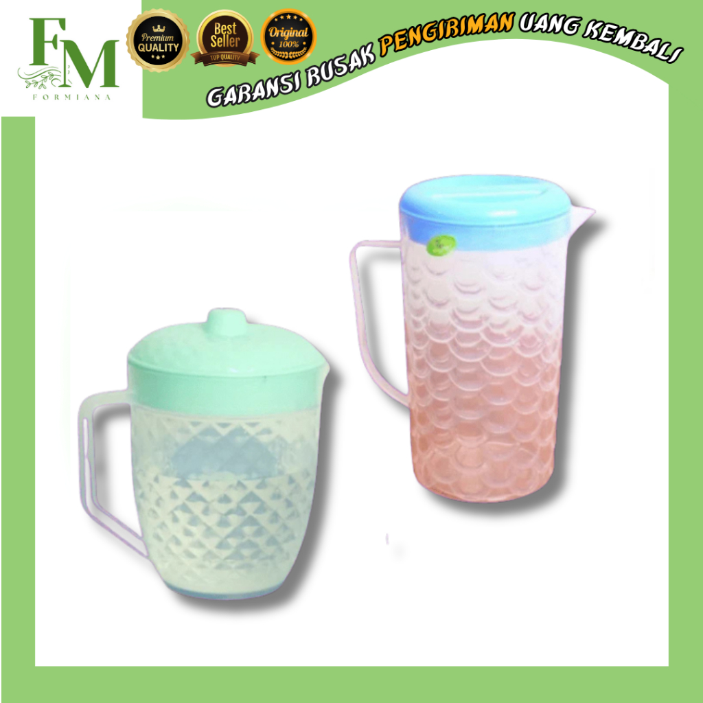 Jual Eskan Kenzo Teko Nanas 1.2 Liter Waterjug Ceret Plastik Tempat Air ...