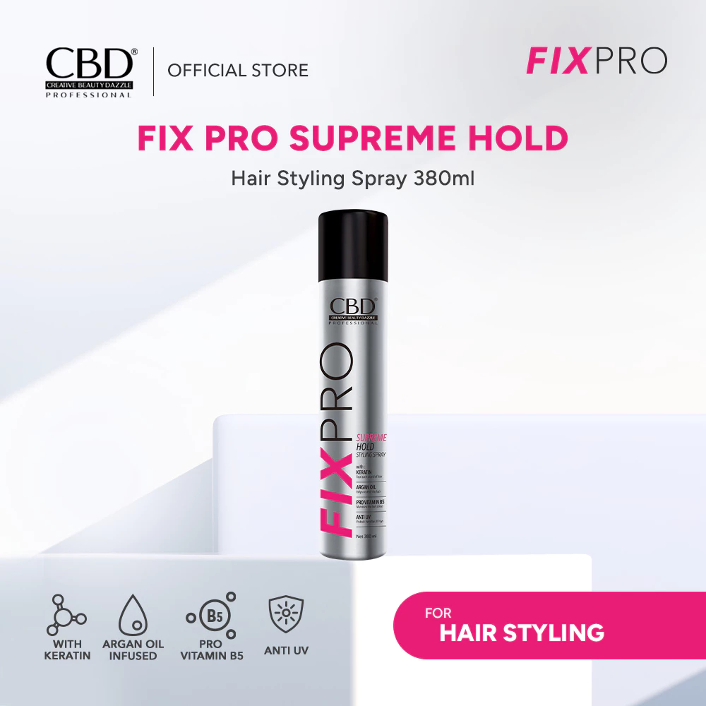 Jual CBD Fix Pro Supreme Hold Styling Spray 380ml | Shopee Indonesia