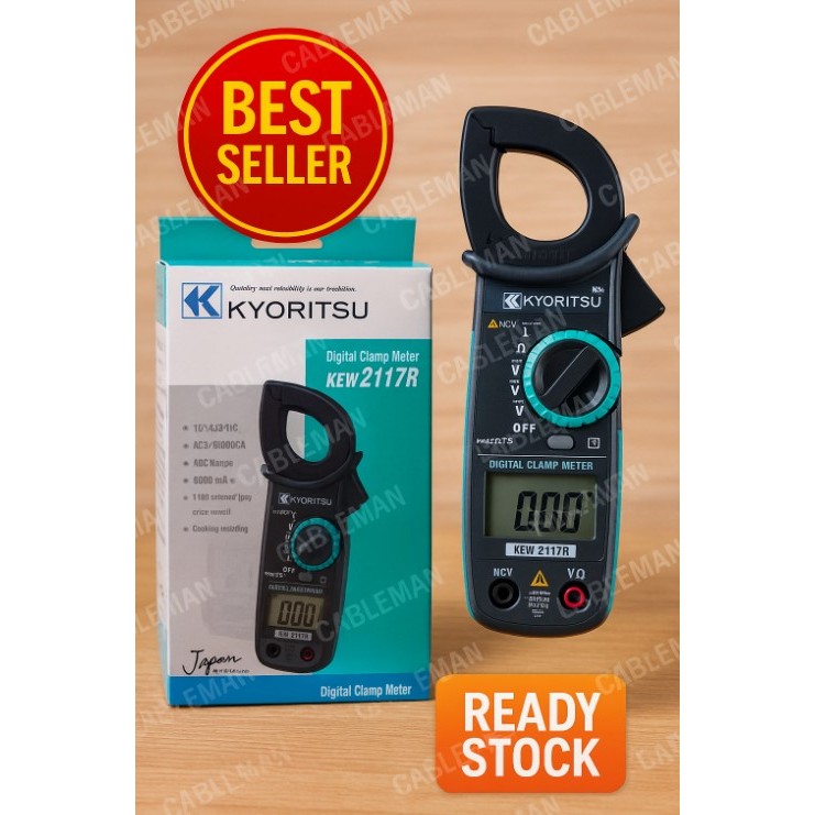 Jual TANG AMPERE/ DIGITAL CLAMP METER KYORITSU 2117R / KEW2117R / KEW ...