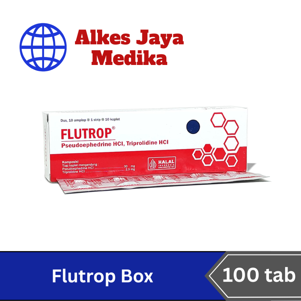 Jual Flutrop Box Isi 100 Tablet - Obat Flu | Shopee Indonesia