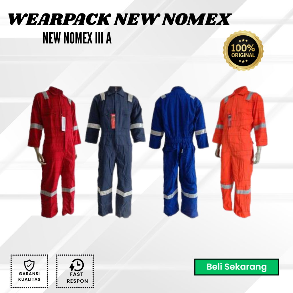Jual Coverall Wearpack New Nomex lllA Migas Batu Bara Pertamina ...