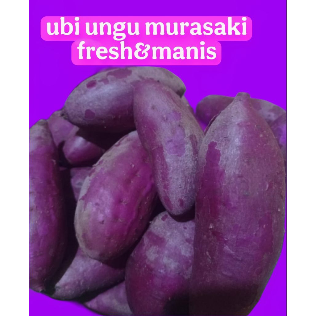 Jual ubi ungu super fresh&maniss 1kg | Shopee Indonesia
