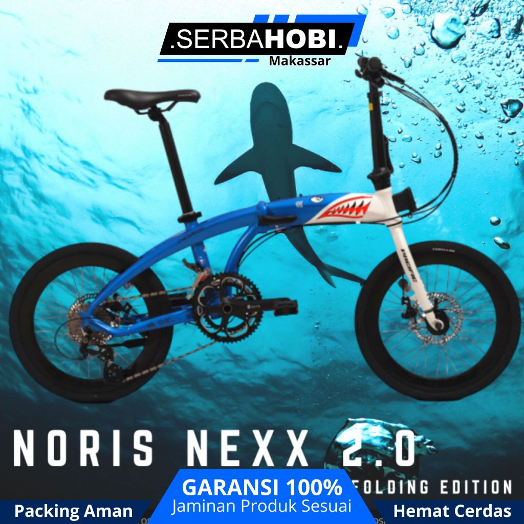 Jual Sepeda Lipat Noris Nexx 2.0/20 inci/Best Seller | Shopee Indonesia