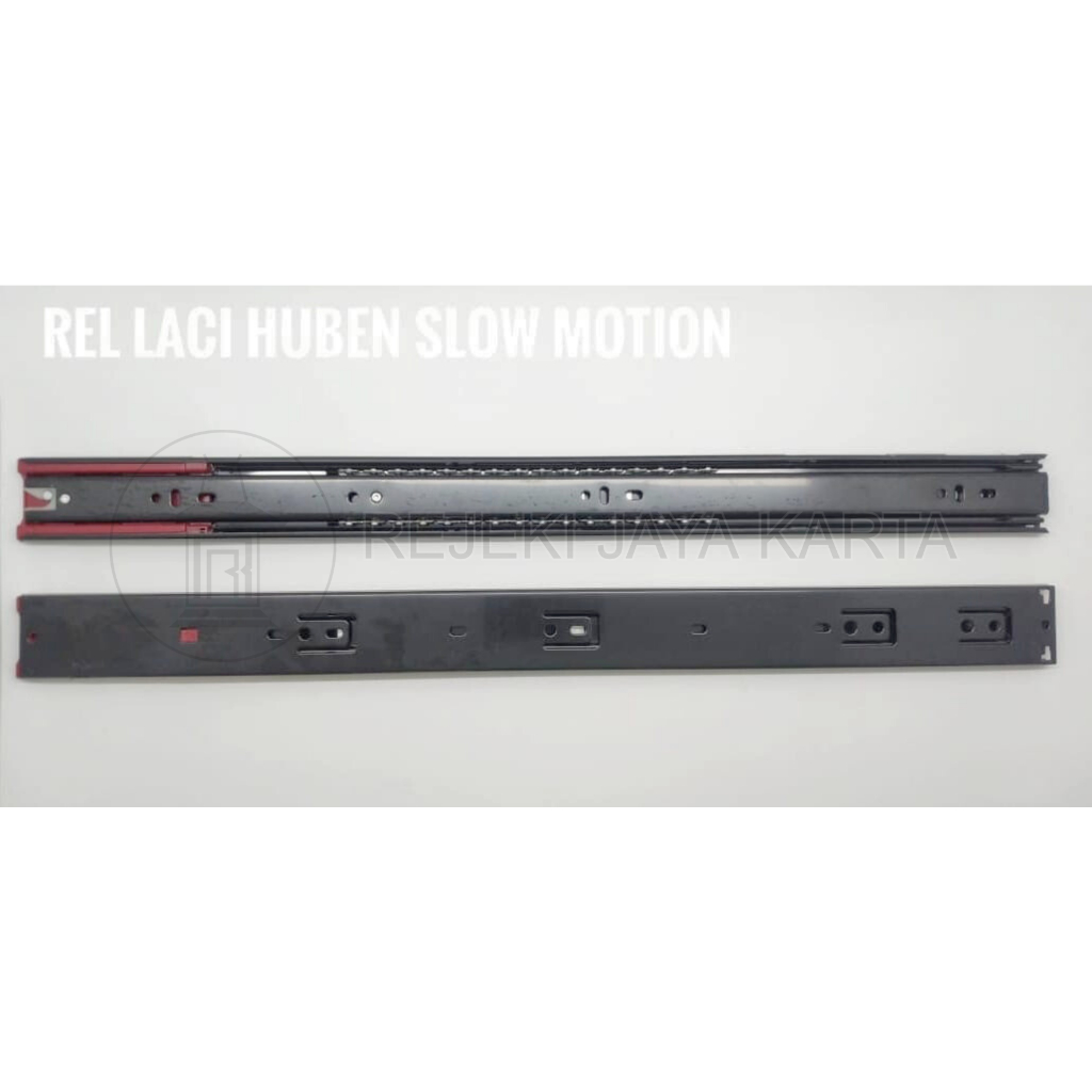 Jual Rel Laci Slow Motion HUBEN Full Extension 55cm FE BM-45 1 Set ...