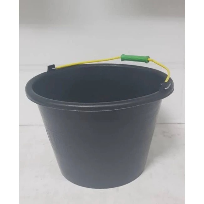 Jual Ember Timba Hitam Karet Anti Pecah UK 18 Liter Bahan Tebal ...