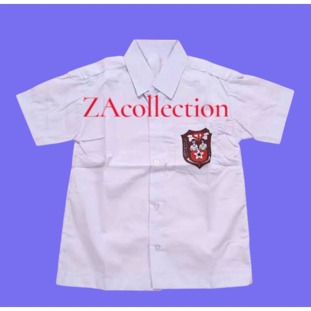 Jual Seragam sekolah baju SD lengan pendek katun (tc) | Shopee Indonesia
