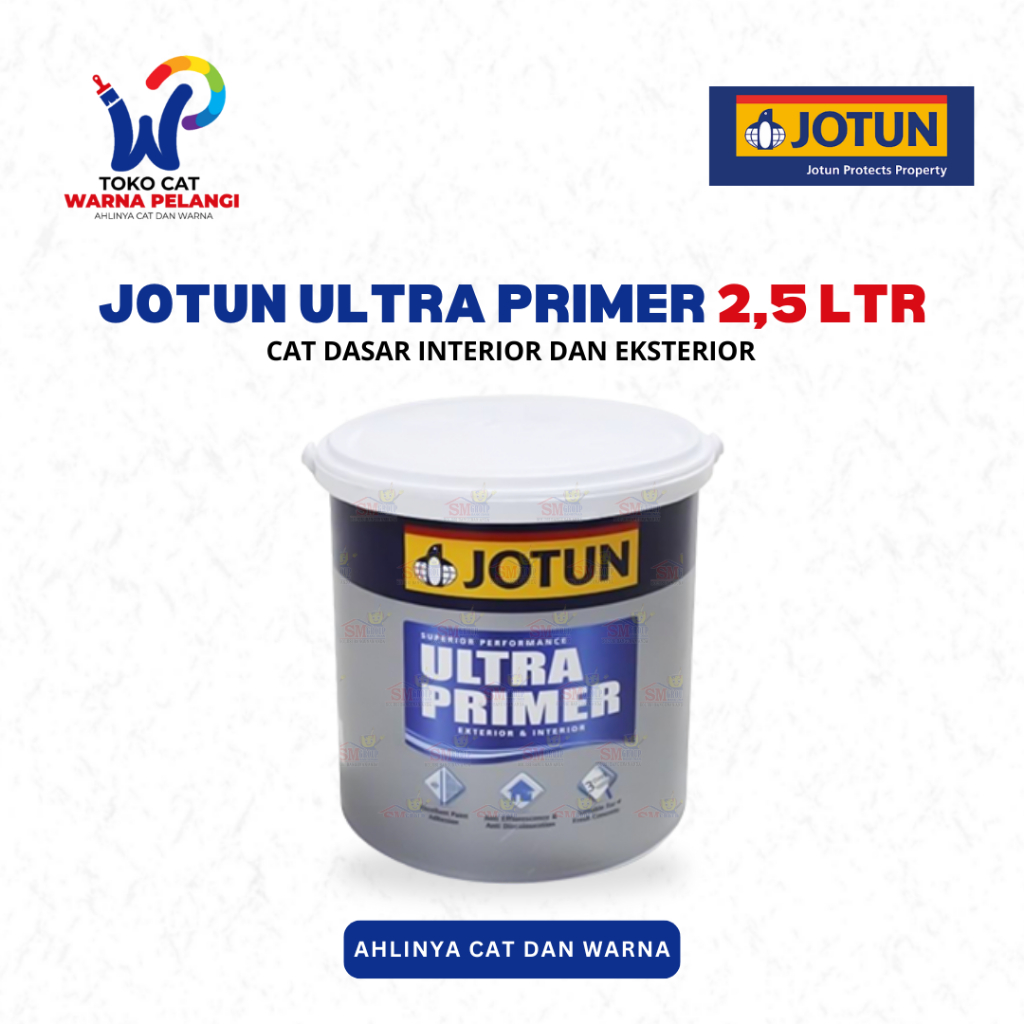 Jual Cat Dasar JOTUN ULTRA PRIMER 2,5 Ltr (3,5 Kg) | Cat Dasar Tembok ...