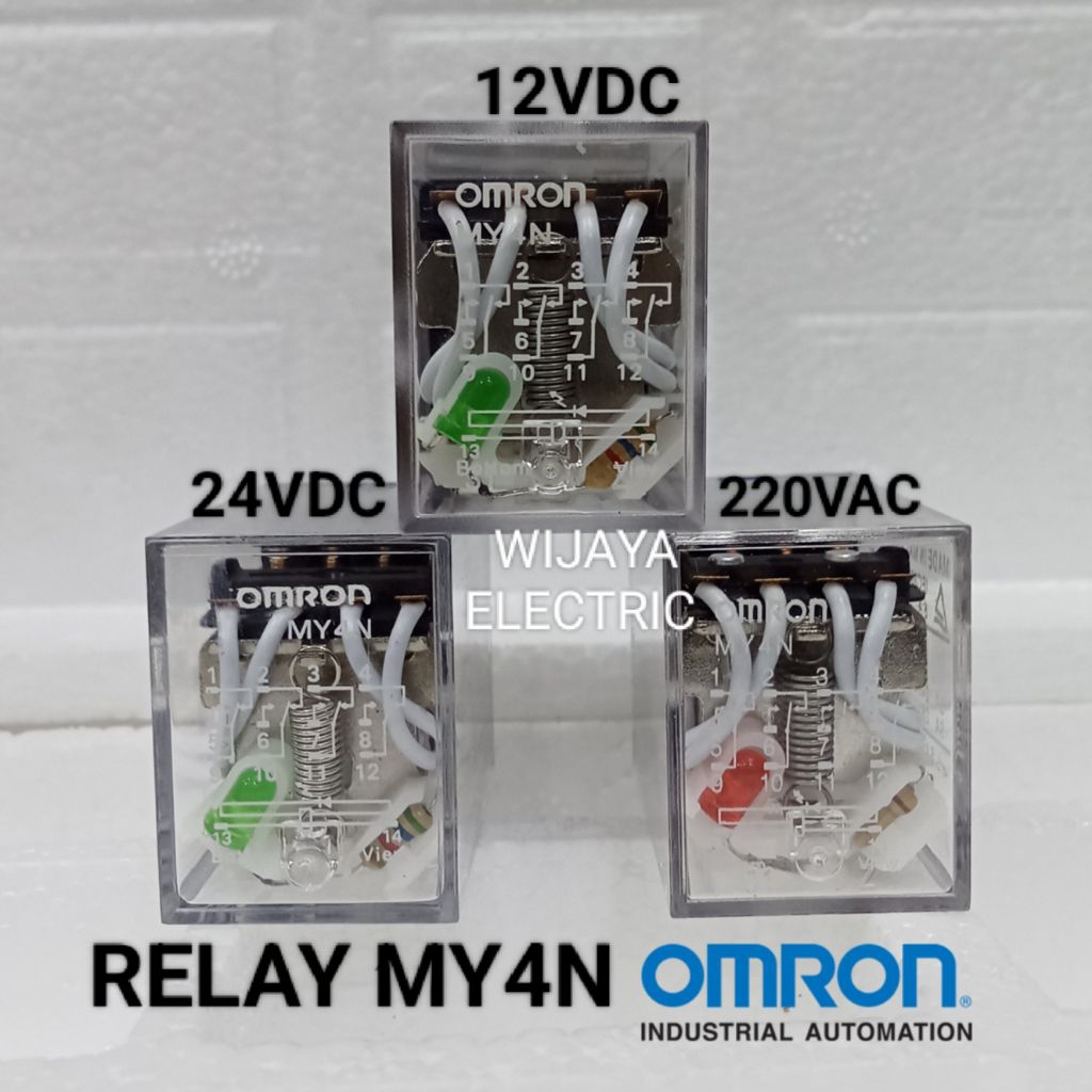 Jual relay omron my4n/my4 12vdc 14kaki original | Shopee Indonesia