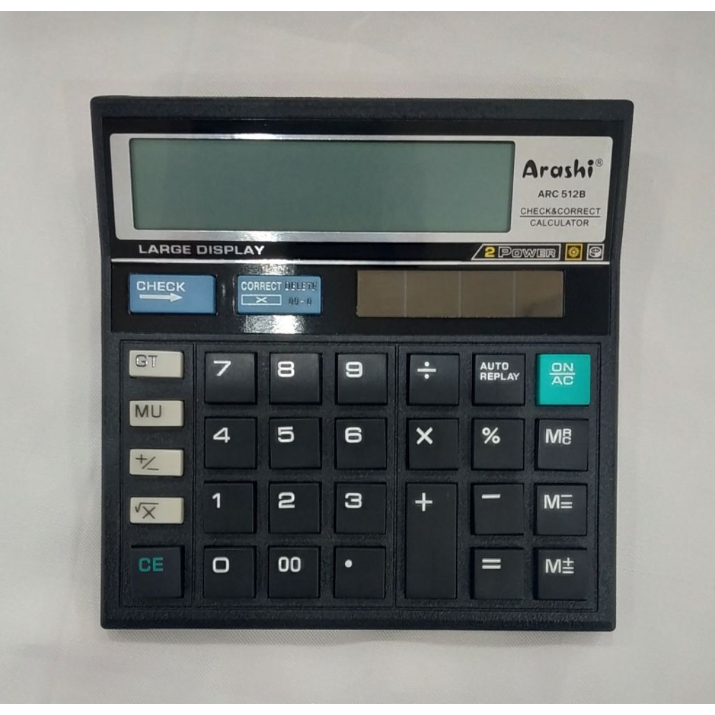 Jual Arashi Calculator ARC 512B - Kalkulator - 12 digits - Two way ...