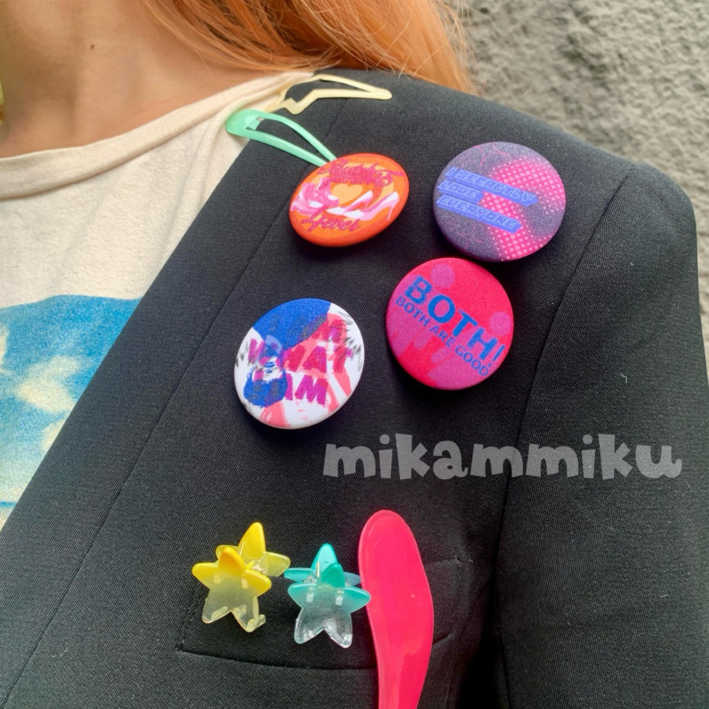 Jual Colorful Pins Glitter Laminated | Shopee Indonesia