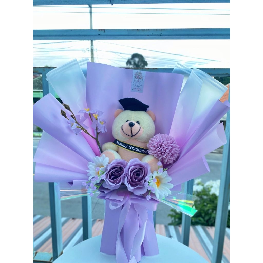 Jual BUCKET BONEKA WISUDA / BUCKET GRADUATION / BUCKET BUNGA ARTIFICIAL ...