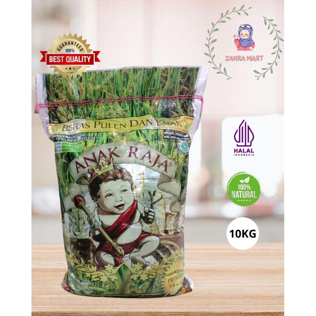 Jual Beras Premium Anak Raja 10Kg 20 Kg 25 Kg Murah Pulen & Enak ...