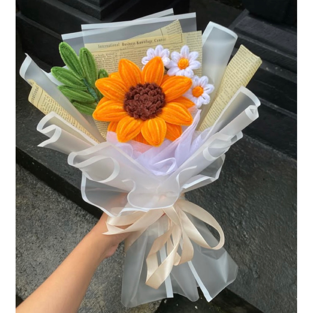 Jual Buket Bunga Kawat Bulu|Buket murah|Buket cantik | Shopee Indonesia