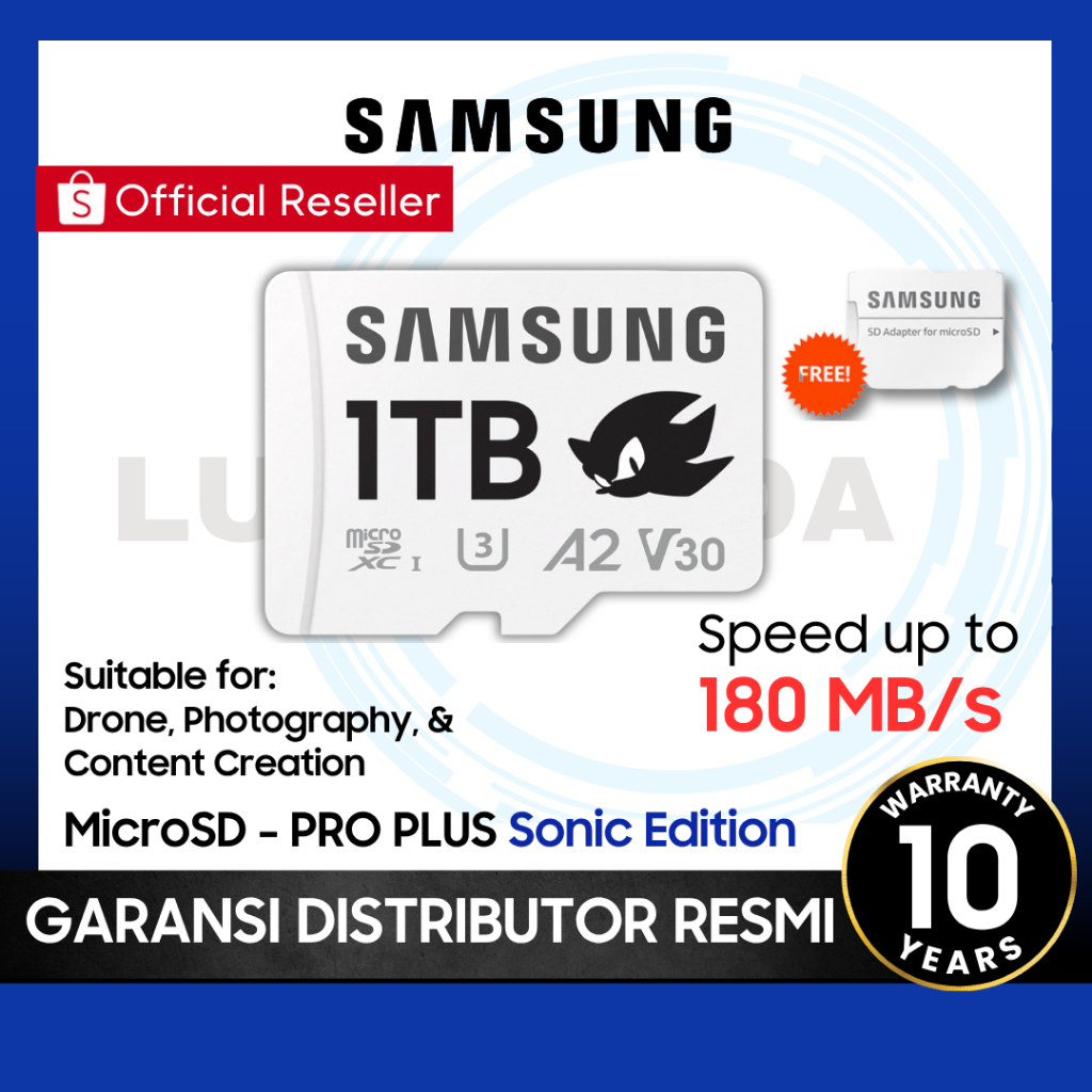 Jual SAMSUNG Microsd PRO PLUS 1TB MicroSD SDXC Memory Card Micro SD ...