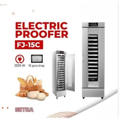 Jual Mesin Listrik Pengembang Roti GETRA Bread Proofer FJ-15C | Shopee ...