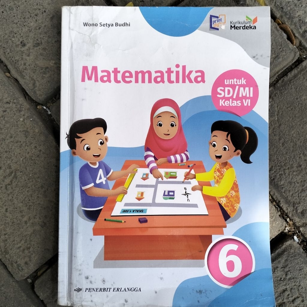 Jual BUKU PELAJARAN / MATEMATIKA UNTUK SD/MI KELAS VI 6 KURIKULUM MERDEKA ORIGINAL | Shopee ...