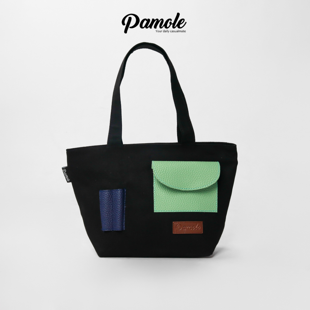 Jual Pamole Pouch Travelling Mini Totebag Bahan Kanvas - Nibi Series ...
