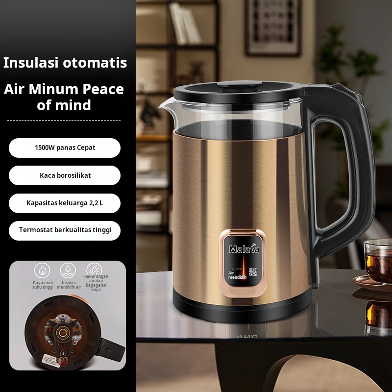 Jual Teko Listrik Pemanas Air 2.2L / Electric Kettle Food Grade 304 ...