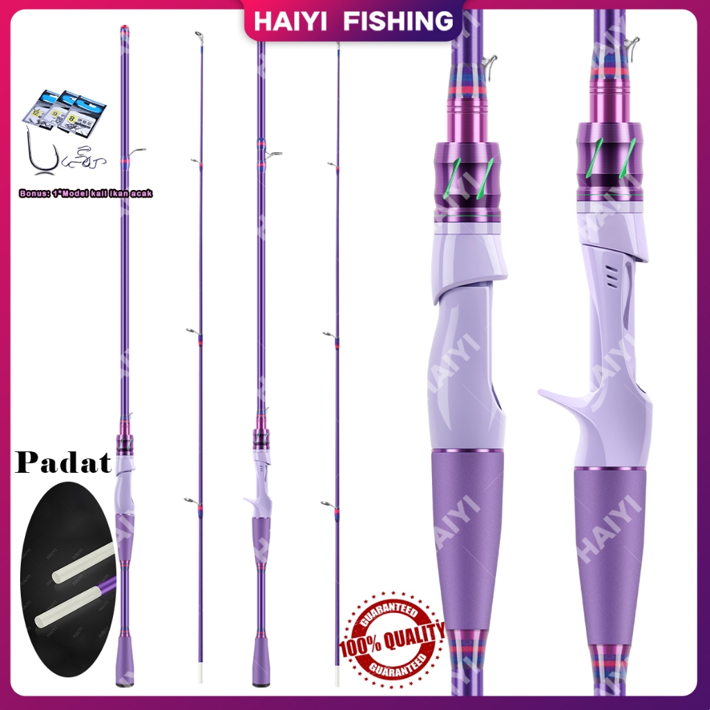 Jual HAIYI FISHING Baru Ultra Ringan Casting Rod Medium Joran Pancing ...