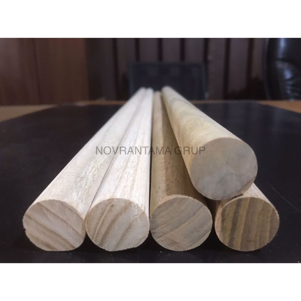 Jual Kayu Bulat / Dowel Kayu Sungkai Diameter 20mm/2cm | Shopee Indonesia