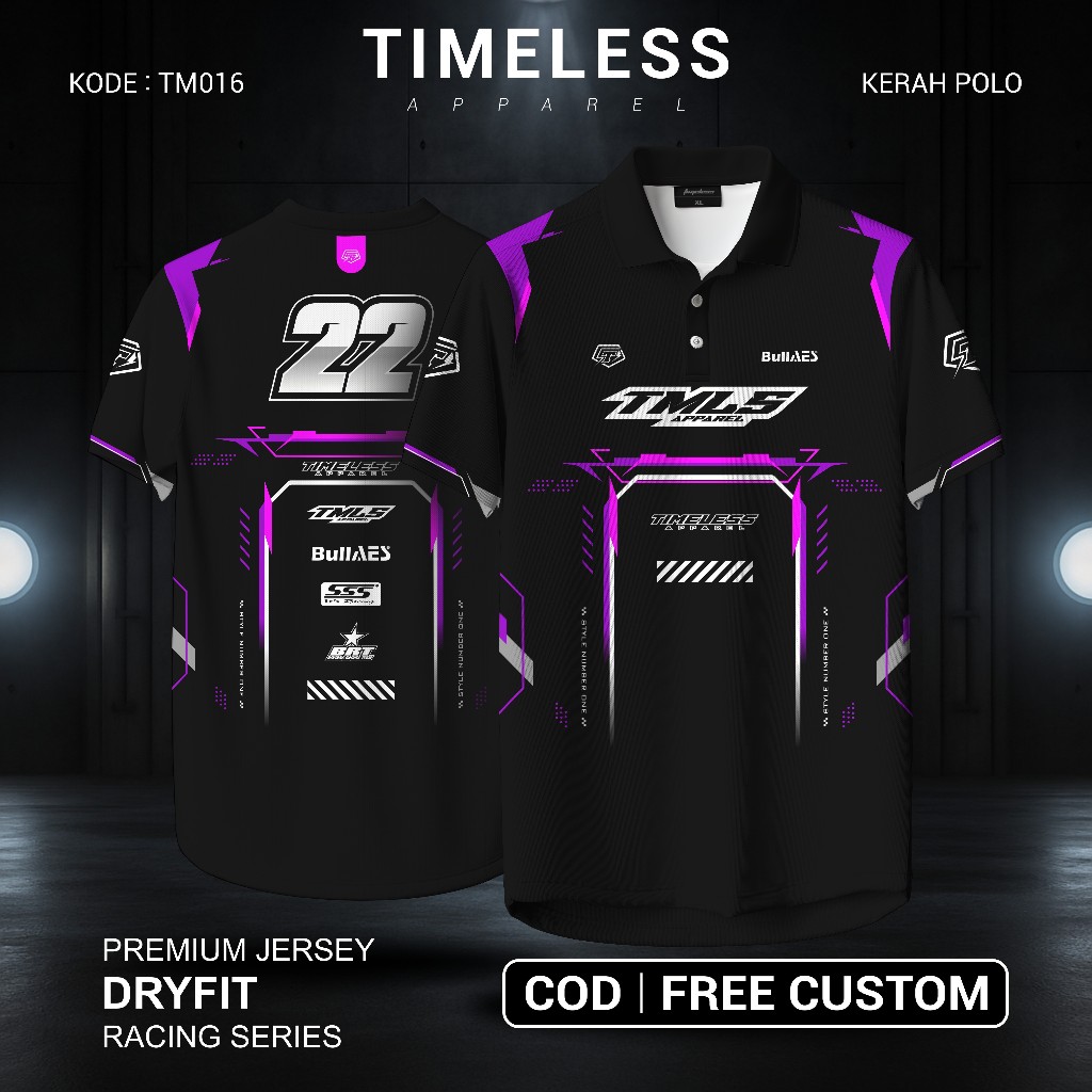 Jual Jersey Racing Kerah Polo Bebas Custom Kaos Baju Racing Fullprint ...