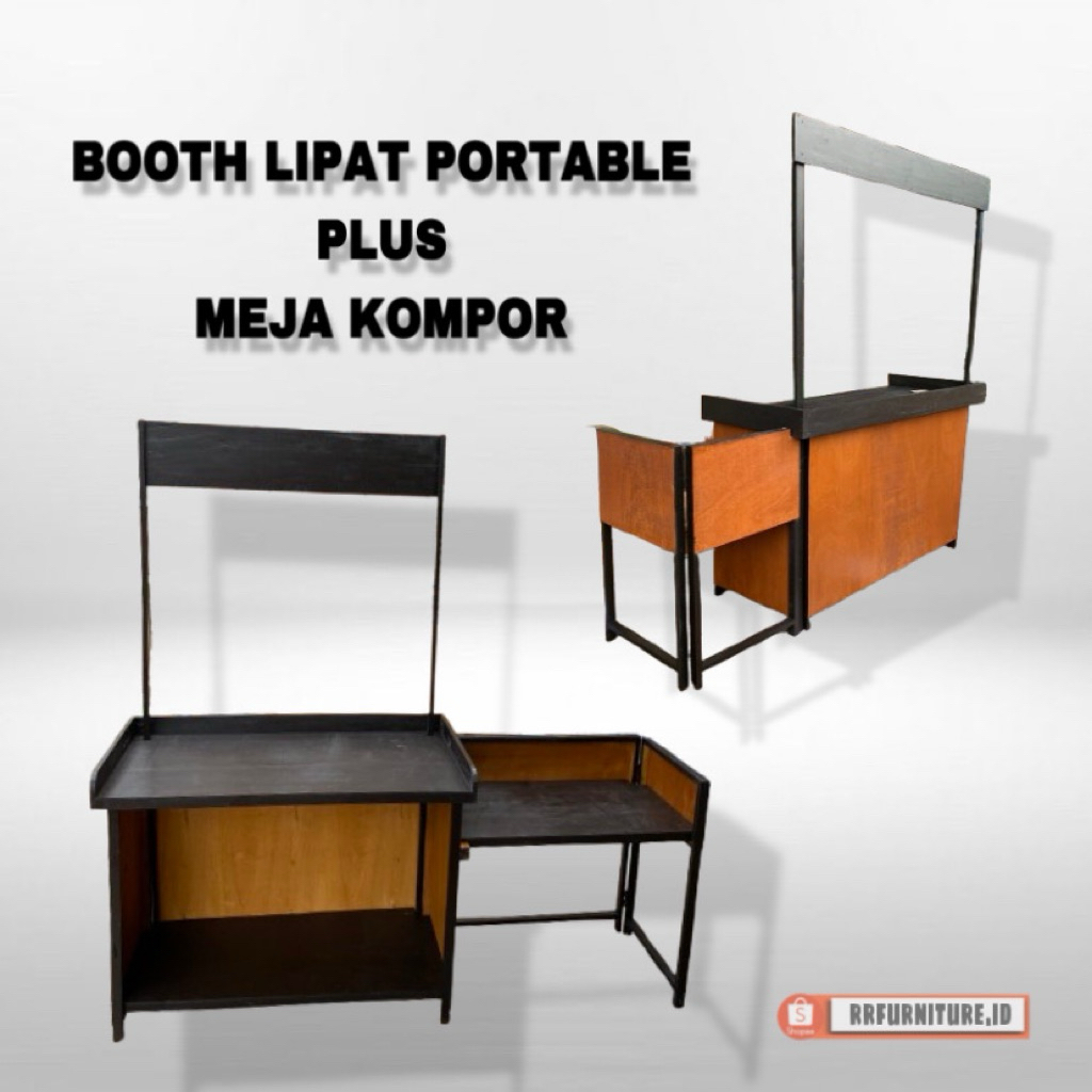 Jual Meja Booth Lipat Portable + Meja kompor / Meja Booth / Booth ...