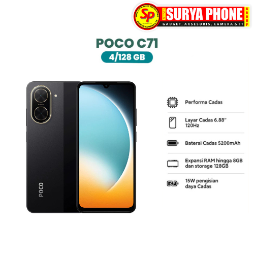 Jual POCO C71 RAM 4GB l 128GB | Shopee Indonesia