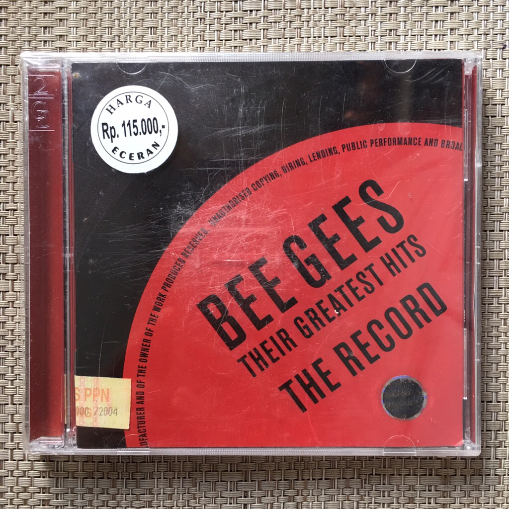 Jual CD Bee Gees - Their Greatest Hits The Record | Segel | Shopee ...
