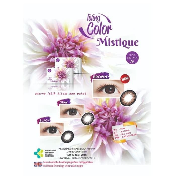 Jual (GROSIR) SOFTLENS MISTIQUE 16 MM BY IRIS LAB FREE LENSCASE ...