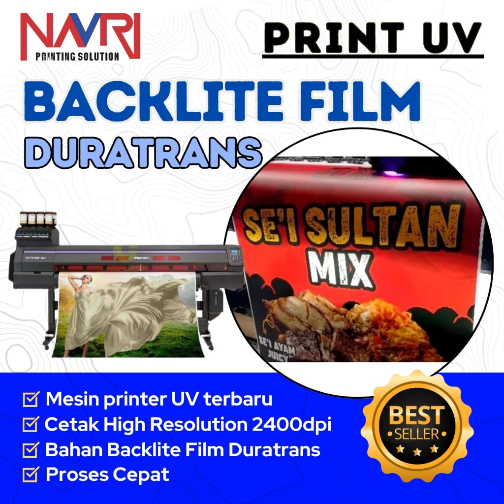Jual PRINT UV BACKLITE FILM DURATRANS | Shopee Indonesia