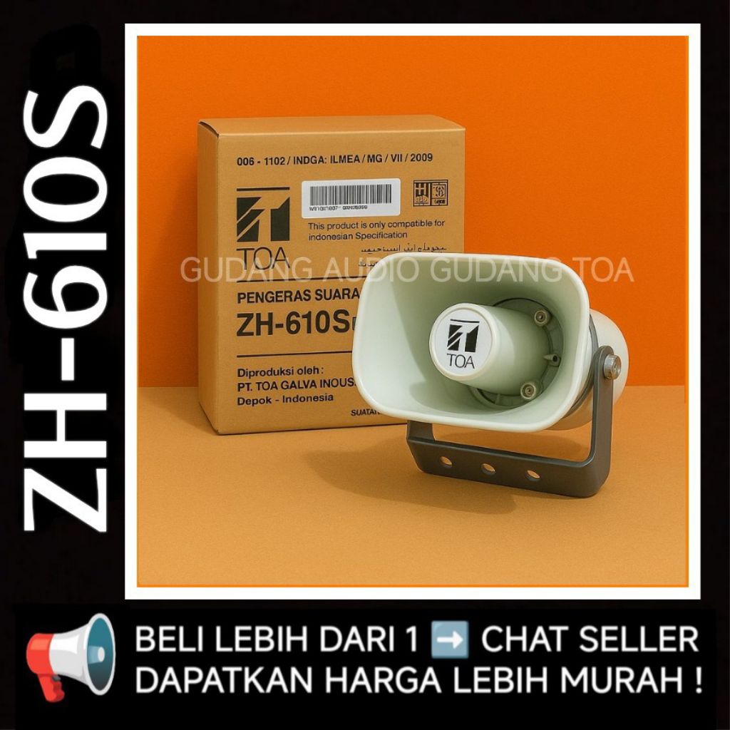 Jual 𝗛𝗢𝗥𝗡 𝗦𝗣𝗘𝗔𝗞𝗘𝗥 𝗖𝗢𝗥𝗢𝗡𝗚 𝗧𝗢𝗔 𝗞𝗘𝗖𝗜𝗟 𝗭𝗛-𝟲𝟭𝟬𝗦 𝗭𝗛 𝟲𝟭𝟬 𝟭𝟬 𝗪𝗔𝗧𝗧 𝗦𝗣𝗘𝗔𝗞𝗘𝗥 ...