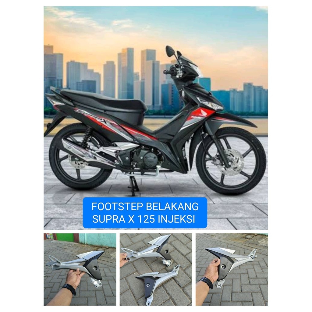 Jual POWER FOOTSTEP SUPRA X 125 F1 INJEKSI/BOSTEP BELAKANG /PIJAKAN ...