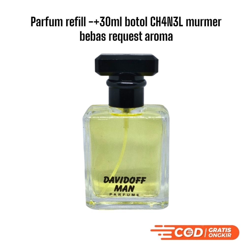 Jual Parfum refill -+30ml murah bebas request aroma,botol kotak canel ...