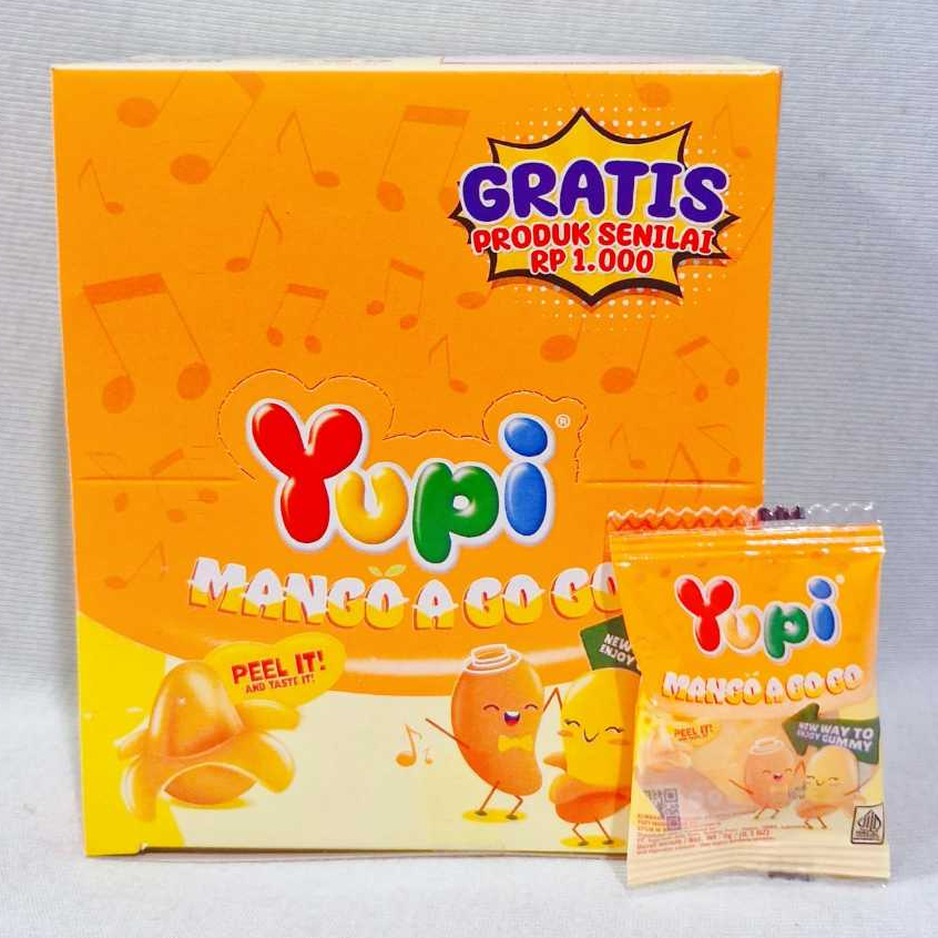 Jual Yupi Mango A Go Go (Isi 24 Pcs) | Shopee Indonesia