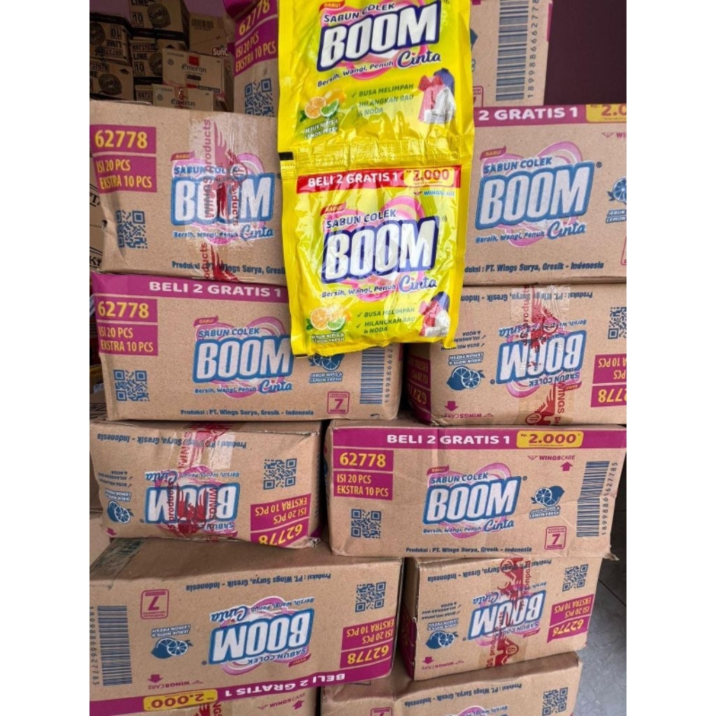 Jual SABUN COLEK BOOM KEMASAN 145 1 DUS ISI 30 PCS | Shopee Indonesia