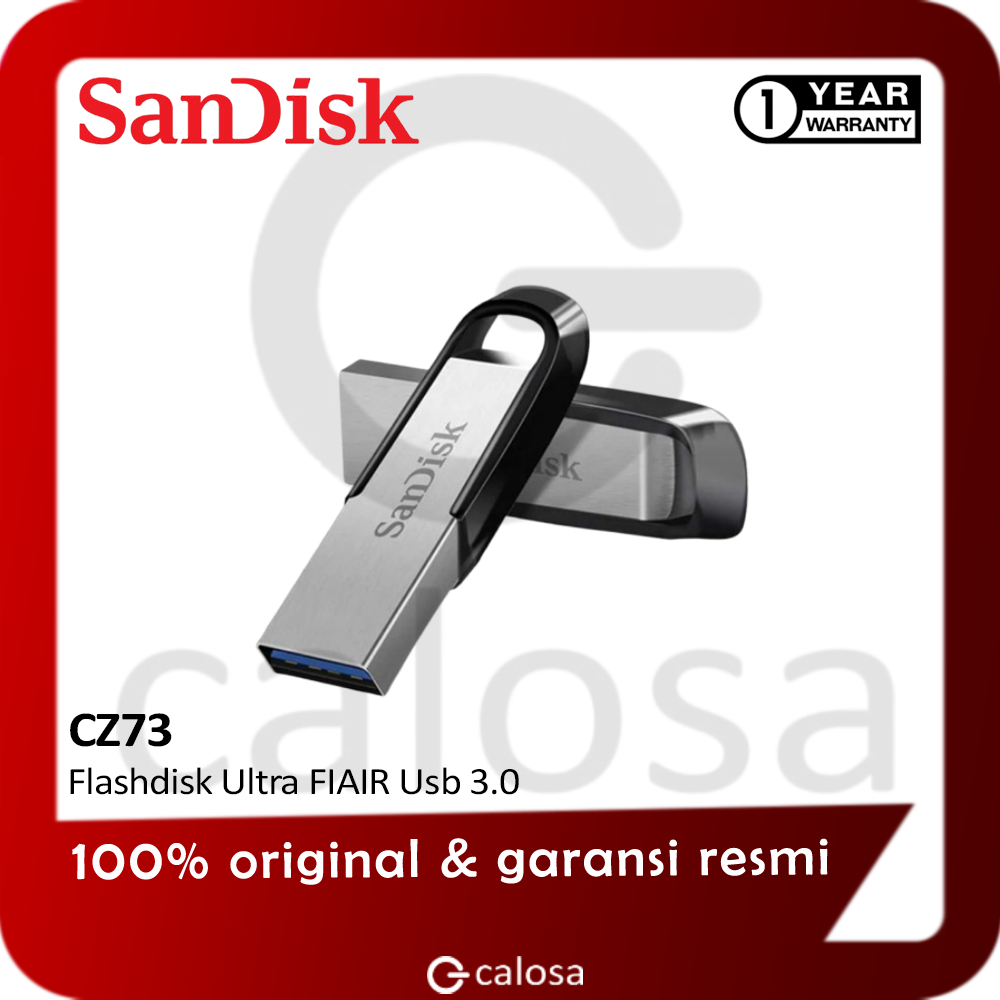 Jual FLASHDISK SANDISK ULTRA FlAIR USB 3.0 CZ73 32GB/64GB GARANSI RESMI | Shopee Indonesia
