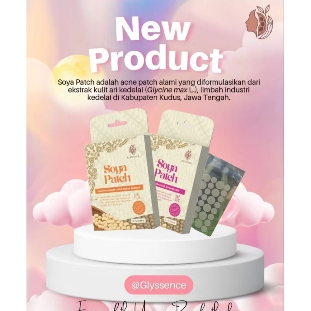 Jual Soya Patch Glyssence-Acne Patch Alami dari Limbah Kulit Ari ...