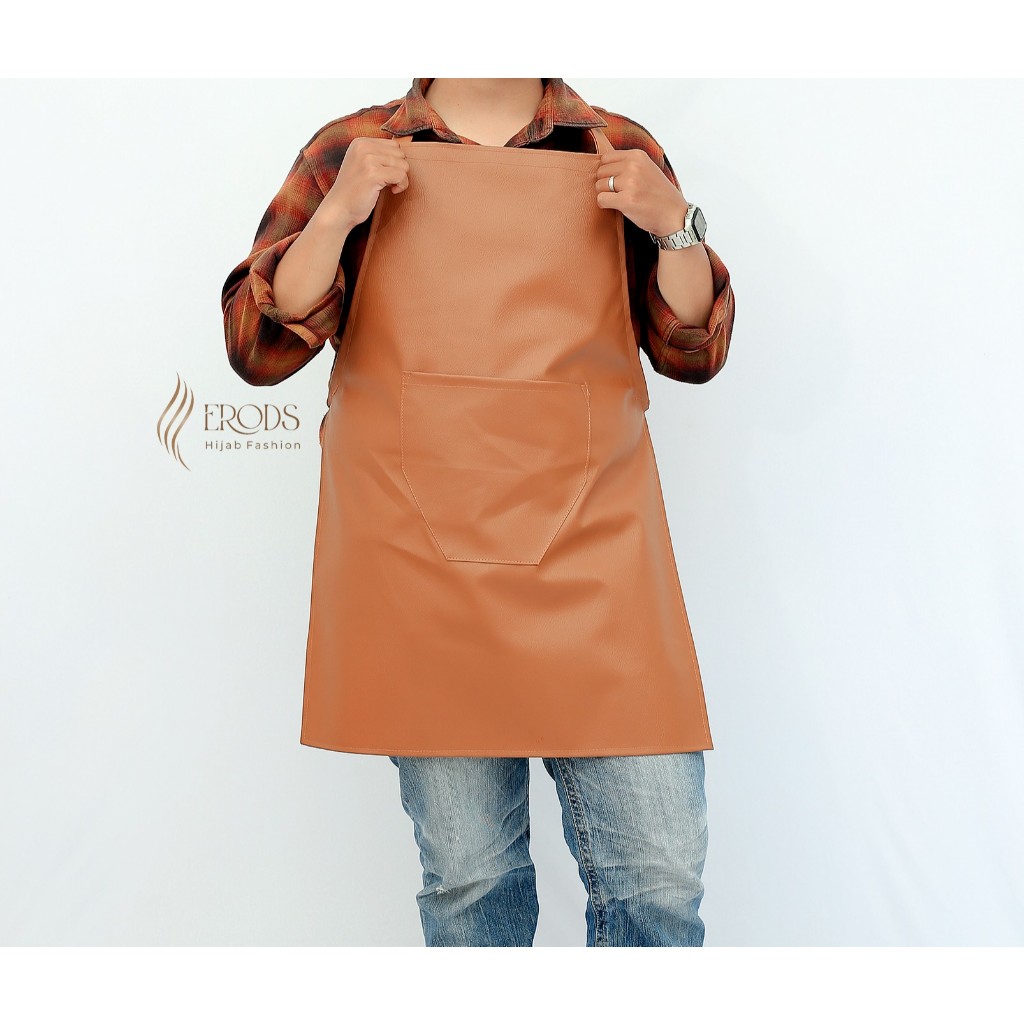 Jual Celemek Oscar Kulit Sintetis Waterproof Celemek Masak Dapur Chef ...