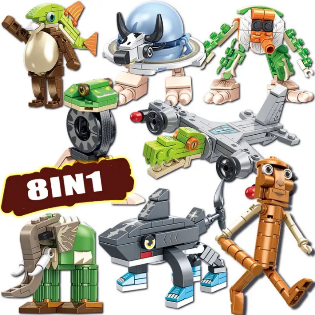 Jual Anomali tuntung viral/Anomali Brainrot/Mainan koleksi minifigure ...