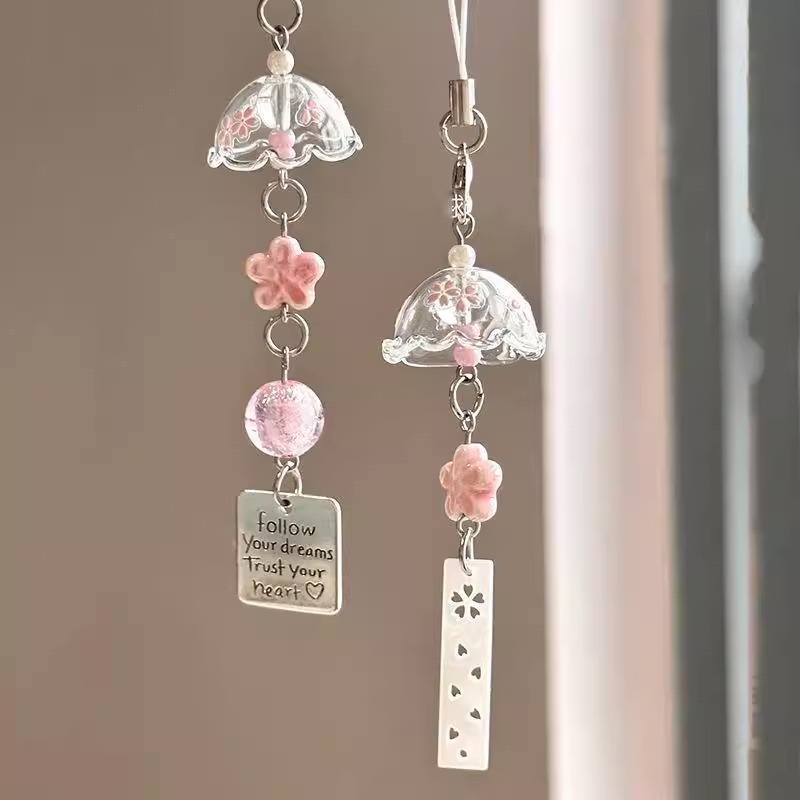 Jual Cherry Blossom Phone Chain – Handmade Phone Charm / Aksesoris ...