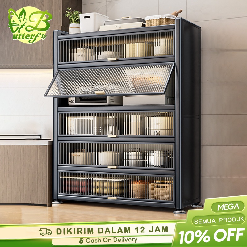 Jual Lemari Dapur / Lemari Piring Minimalis Rak Dapur / Serbaguna ...